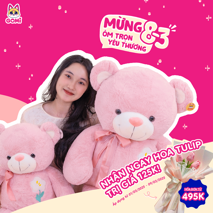 Gomi - Gấu bông cao cấp, quà tặng yêu thương đầy ý nghĩa